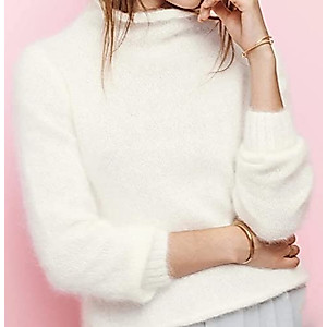 YUYOYE Angora Wool Yarn for Crochet and Knitting, Super Soft Warm Knitting Yarn Luxurious Fluffy Yarn (09-Grey)