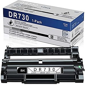 VIT 1 Pack DR-730 Black High Yield Drum Unit DR730 Compatible Replacement for Brother DCP-L2550DW-L2710DW L2750DW HL-L2350DW L2370DW/DWXL L2390DW L2395DW Printer, Sold by VoColorink. VC-DR-730- 1PK