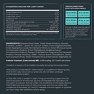 Mighty Paw Waggables Probiotic Chews for Dogs (Made in USA) | Dog Probiotics & Digestive Enzymes. Bacon Flavor Probiotics for Dogs Digestive Health. Prebiotics, Probiotics for Dogs Gut Health (120 Ct)