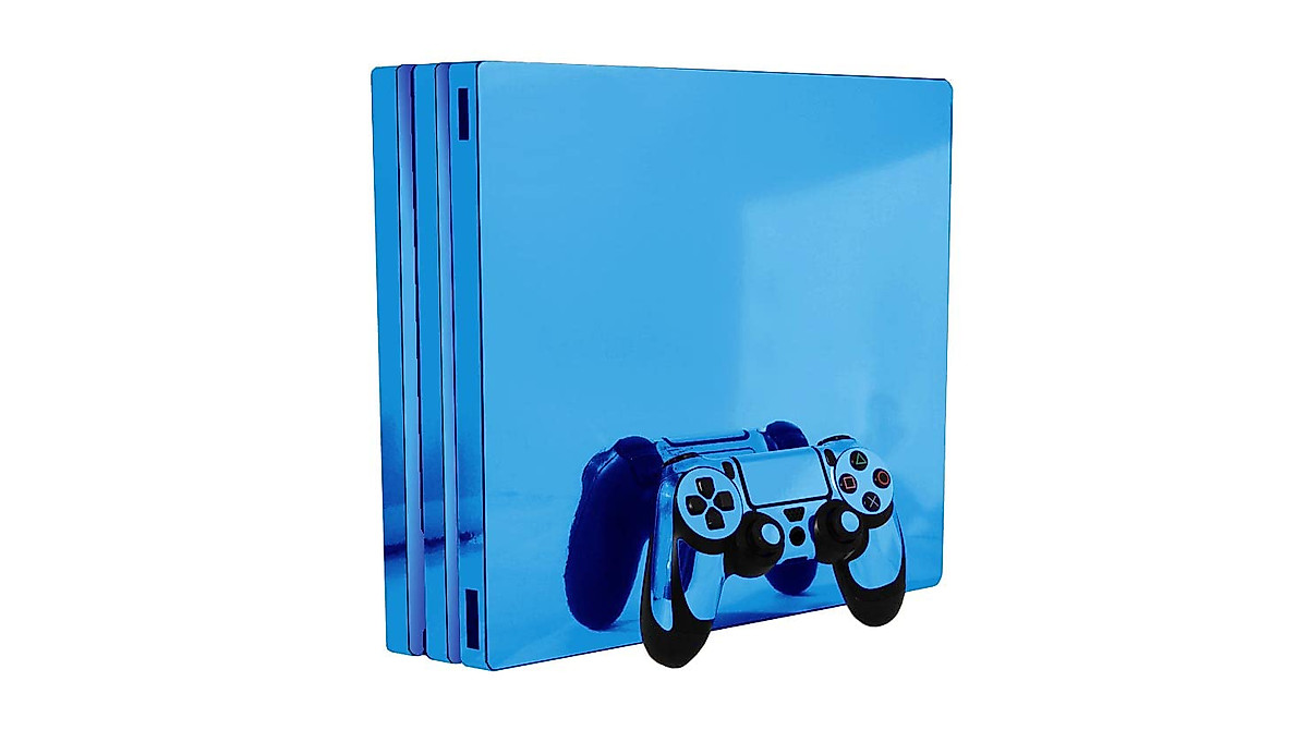 Sky Chrome Mirror Decal Kit for PS4 Pro - Custom Look