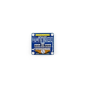 Waveshare 0.96inch OLED SPI/I2C Interfaces with Straight/Vertical Pinheader 1/4 Yellow Section 3/4 Blue Compatible with Raspberry Pi/Jetson Nano