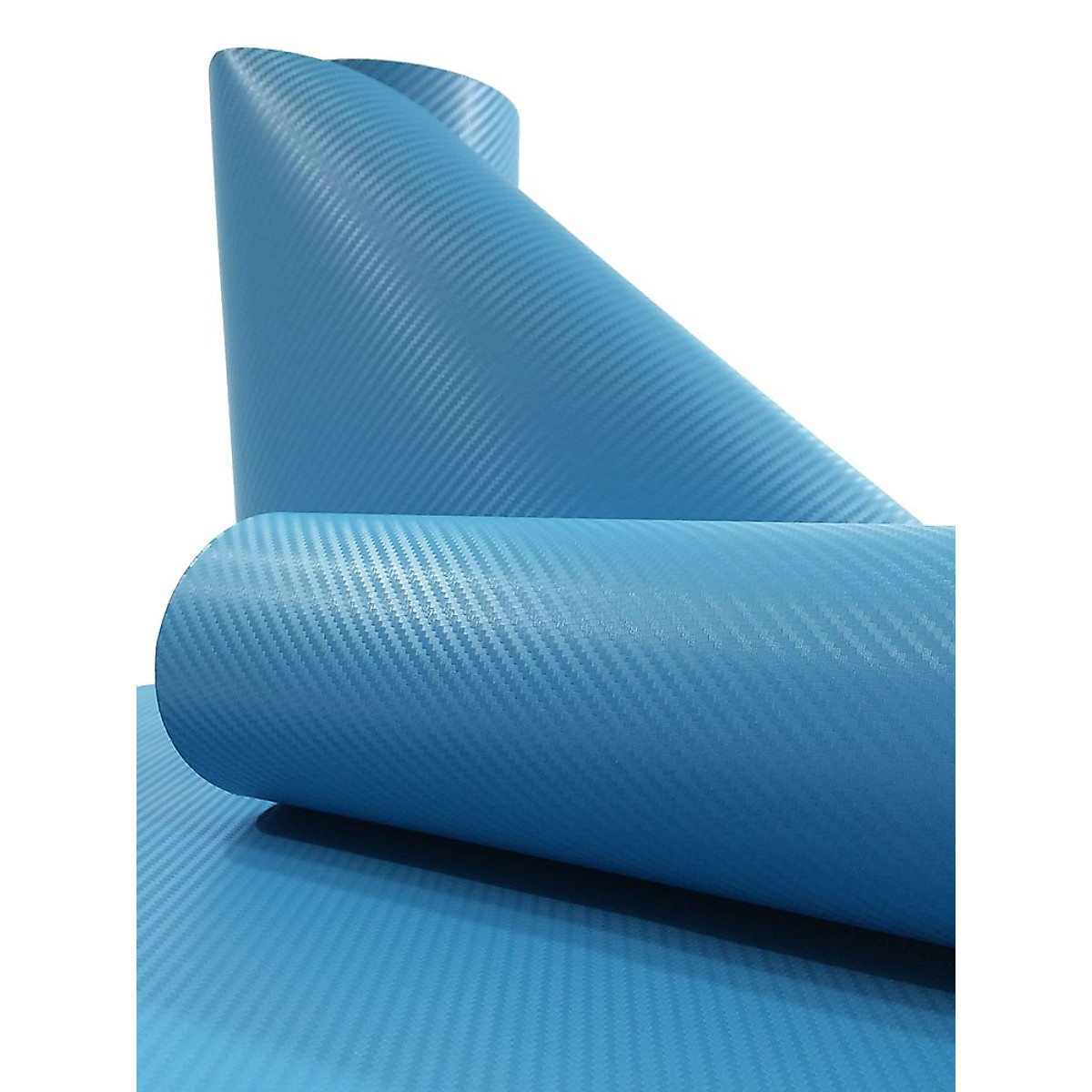 3D Carbon Fiber Sky Blue - Air Release Vinyl Decal Mod Skin Kit by System Skins - Compatible with Microsoft Xbox One (XB1)