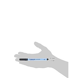 Staedtler Lumocolor 305 M-9 Correctable Foil Pen M Tip Approx. 1.0 mm Pack of 10 Black