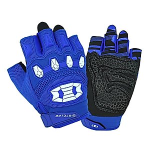 Seibertron Youth Dirtclaw Gloves - Motorcycle Motocross Sports Gloves for Ultimate Grip and Protection Blue S