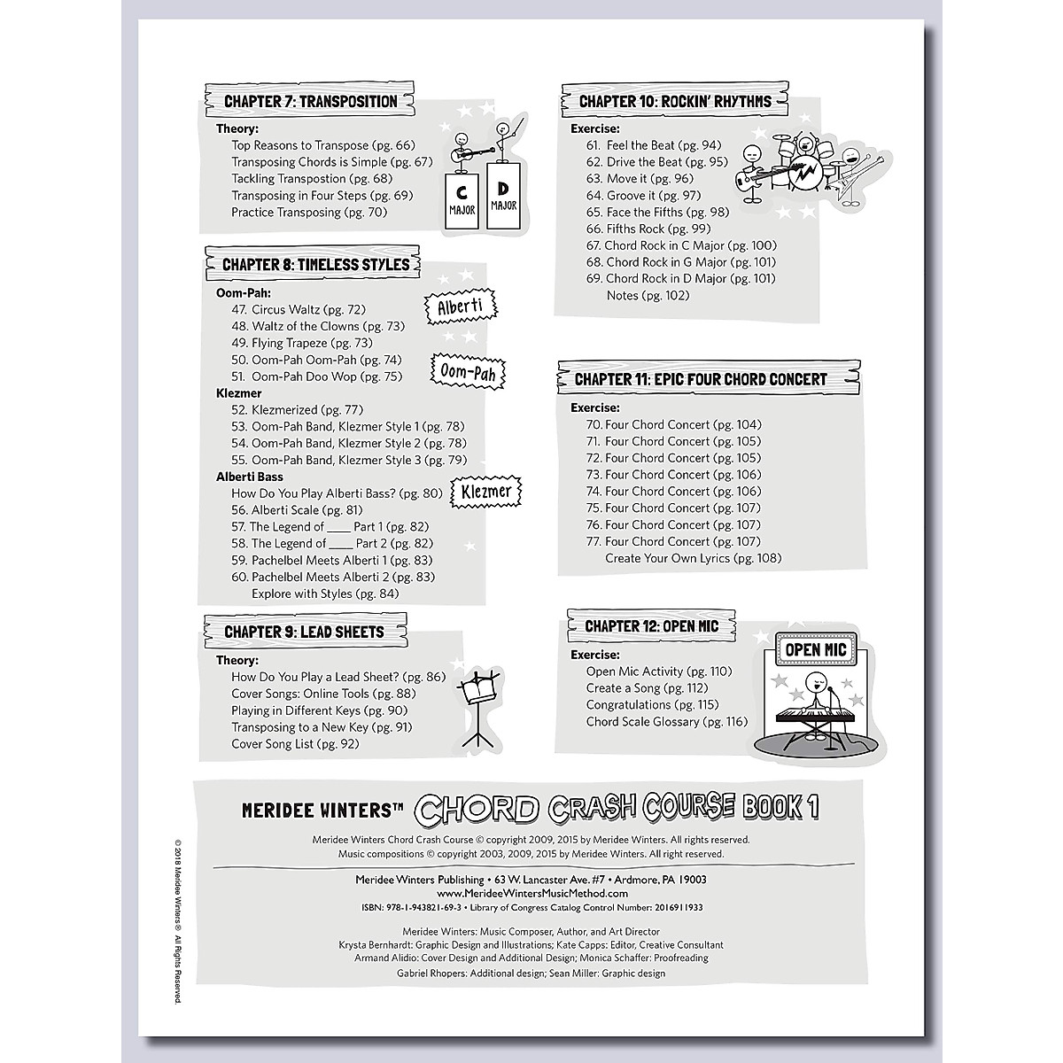 Meridee Winters Chord Crash Course: A Teach Yourself Piano Book for Older Beginners and Adults