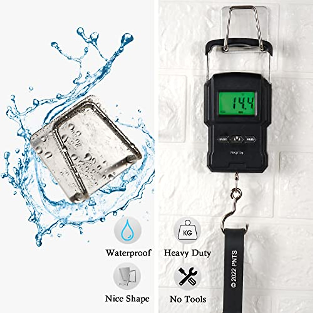 Sunmeyke Waterproof Adhesive Sponge Holder for Kitchen Sink, Never Rust Stainless Steel Silvery(2 Packs), Minimal Size Save Sink Space