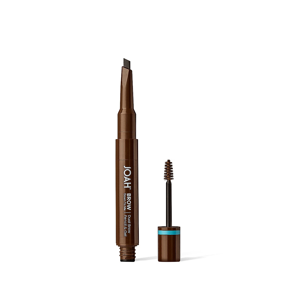 JOAH Brow Down To Me Dual Brow Pencil and Gel for Flawless Brows, Black Brown