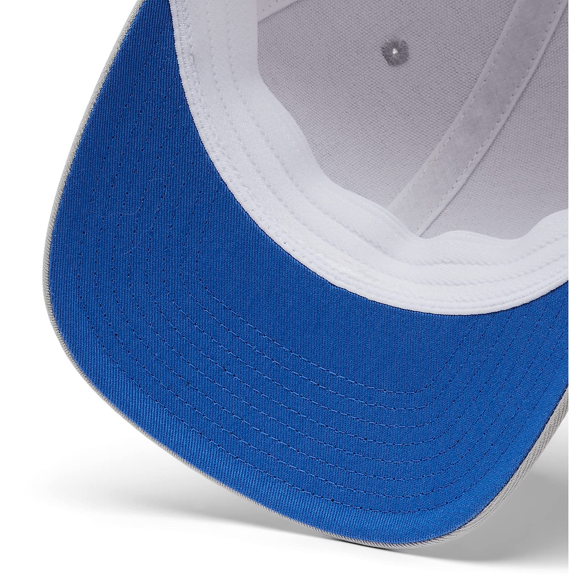Columbia Unisex PFG Mesh Ball Cap, Cool Grey/White/Vivid Blue/Marlin, S/M