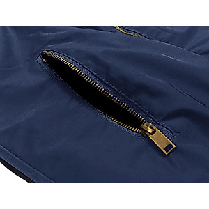 MAGNIVIT Men's Fall Winter Jacket Windbreakers Bomber Pilot Coat Military Jackets