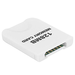 Memory Card ABS Shell Read Console Game Memory Card Easy to Use,for Console Game,for Store Characters,Levels,Scores,Etc(128MB-white)