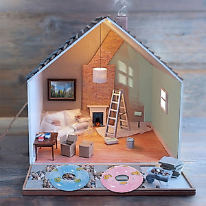 LOGOFUN 10pcs Mini Swimming Ring Inflatable Swim Ring Duck Pattern Small Swim Rings Toy Adorable Swimming Rings for Doll House Accessories - Multicolored