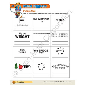 Evan-Moor Daily Summer Activities, Grade 5-6