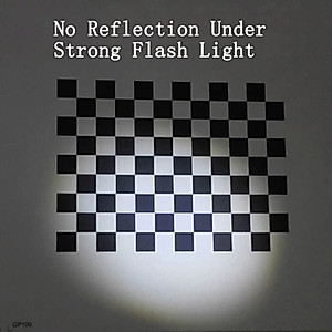 CUREOL 12x9 Float Glass Substrate Visual Optics Correction Board Checkerboard Target Plate Diffuse Reflection Opacity Square Array (Size : 50x50mm)