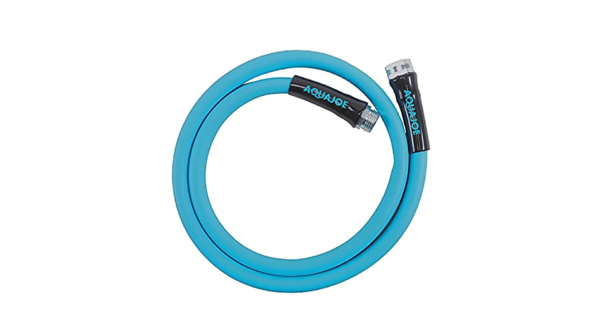 Aqua Joe HybridFLEX Lead-in Hose - 5/8 Inch, 5 Feet, 500 PSI Burst