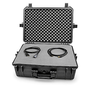 CASEMATIX XL Waterproof Gaming Case Compatible with Valve Index VR Headset, Controllers and Select Accessories in Customizable Foam, Includes Case Only
