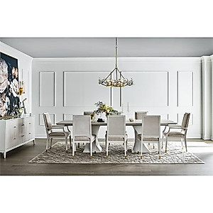 Universal Furniture Mirand Kerr Wood Dining Arm Chair (Set of 2) in White