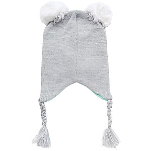 ABG Accessories Girls Critter Winter Hat and 2 Pair Gloves or Mittens (Toddler/Little Girls), Size Age 4-7, Koala Gloves
