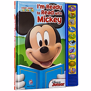Disney Mickey Mouse Clubhouse - I'm Ready to Read With Mickey Sound Book - Play-a-Sound - PI Kids