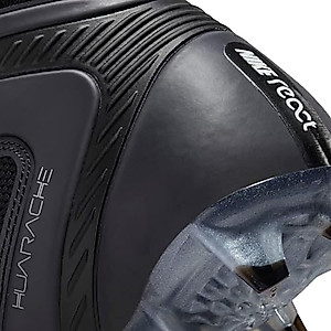 Nike Alpha Huarache 8 Elite CW4440-011 Black-Grey Men's Lacrosse Cleats 7.5 US