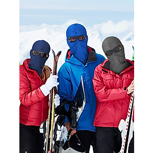 Syhood 6 Pcs Balaclava Mask Ice Silk UV Protection Mask Full-face Cover Outdoor Sports Ski Mask Cycling Hat Windproof Cap Motorcycle for Women and Men