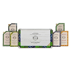 Crate 61, Handmade in Canada, Plant Based Cold Process Natural Bar Soap, With Premium Essential Oils, Dry Skin, Pack of 6 (For Him)