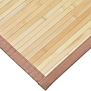 Bamboo Area Rug - 5x8 Bamboo Outdoor Rug All in One: Bamboo Rugs for Living Room, Outdoor Patio Rug, Kitchen Rug, Outdoor Carpet, Bamboo Rug for Entryway, Room Rug - Bamboo Floor Mat Large Light Brown