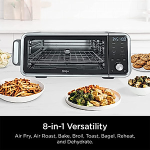 Ninja FT205CO Digital Air Fry Pro Countertop 8-in-1 Oven Extended Height (Renewed) Bundle with 3 YR CPS Enhanced Protection Pack