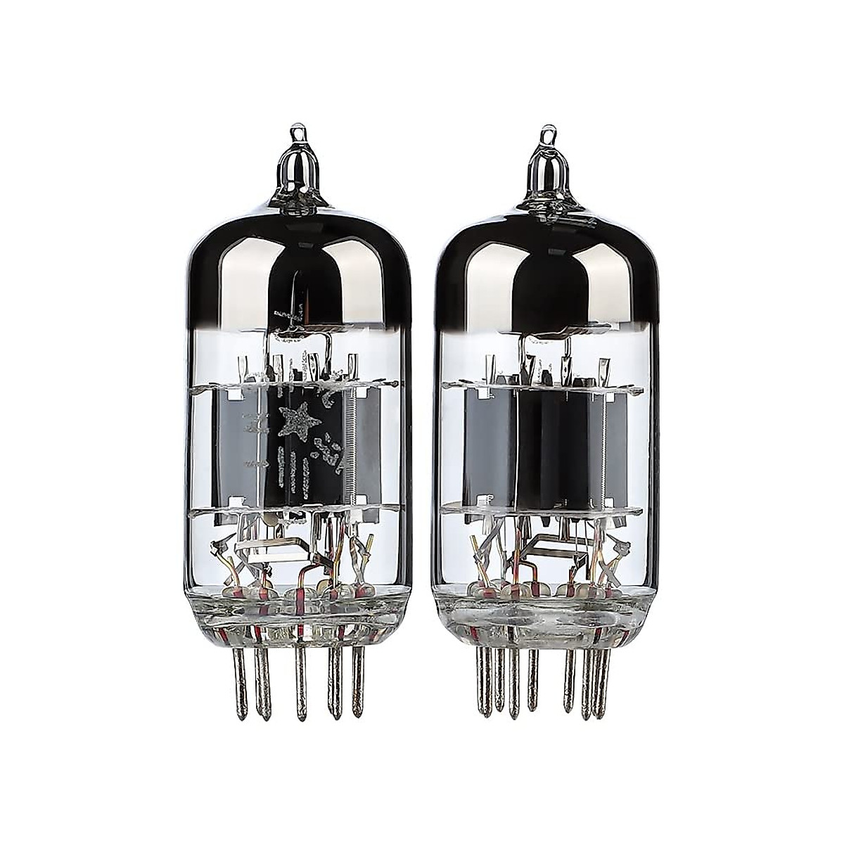 2pcs 6N1 Vacuum Tube Amp Class J Military Vrade Valve Replace ECC85 6H1n 6AQ8 for HiFi Audio Amplifier Enhance Sound (Color : 2pcs)