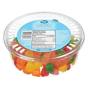 Great Value, Tub of Sour Jujubes Candy, 525g/1.2lbs., {Imported from Canada}