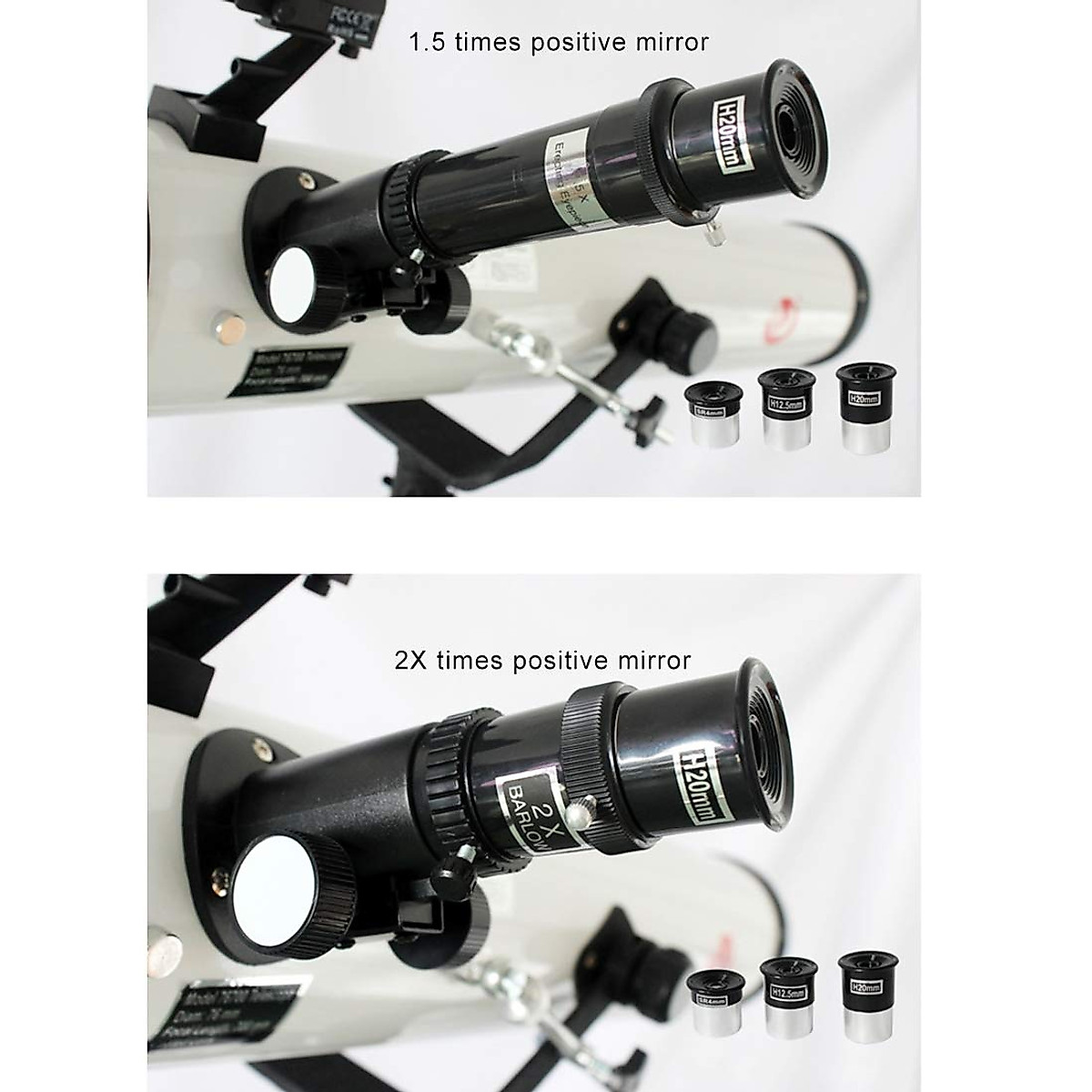 no logo Lvxiuxiu Visionking Astronomy (700 / 76mm) 3 Inch Telescope Newton Reflector Astronomy Space Telescope HD