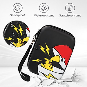 ProCase Trading Card Carrying Case, Playing Card Holder Organizer Fits Up to 400 Cards, Cards Storage Box with 2 Removable Dividers and Hand Strap -Black