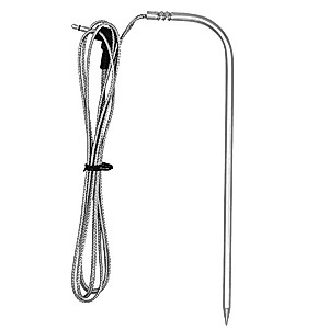 Replacement Meat Probe for Traeger Pellet Gril,Stainless Steel Thermometer Meat Probe with Stainless Steel Probe Clip Accessories Compatible with Traeger Grills,Set of 2
