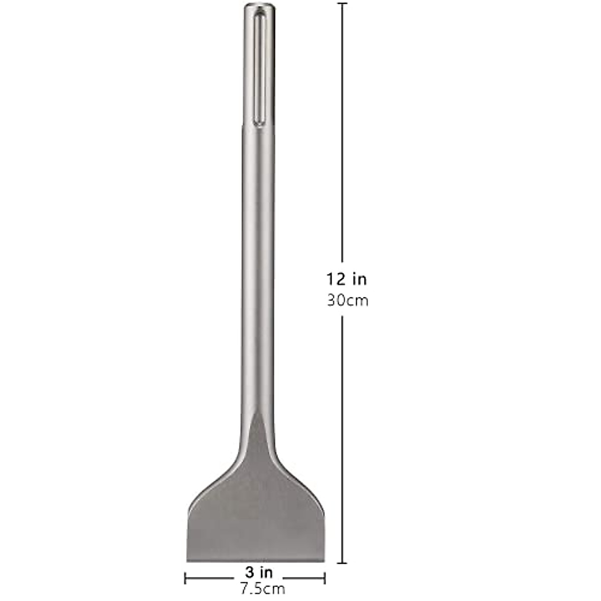 Firecore FS18626 3-in Wide SDS Max Scaling Chisel, Compatible with SDS Max Hammers (3" X 12")