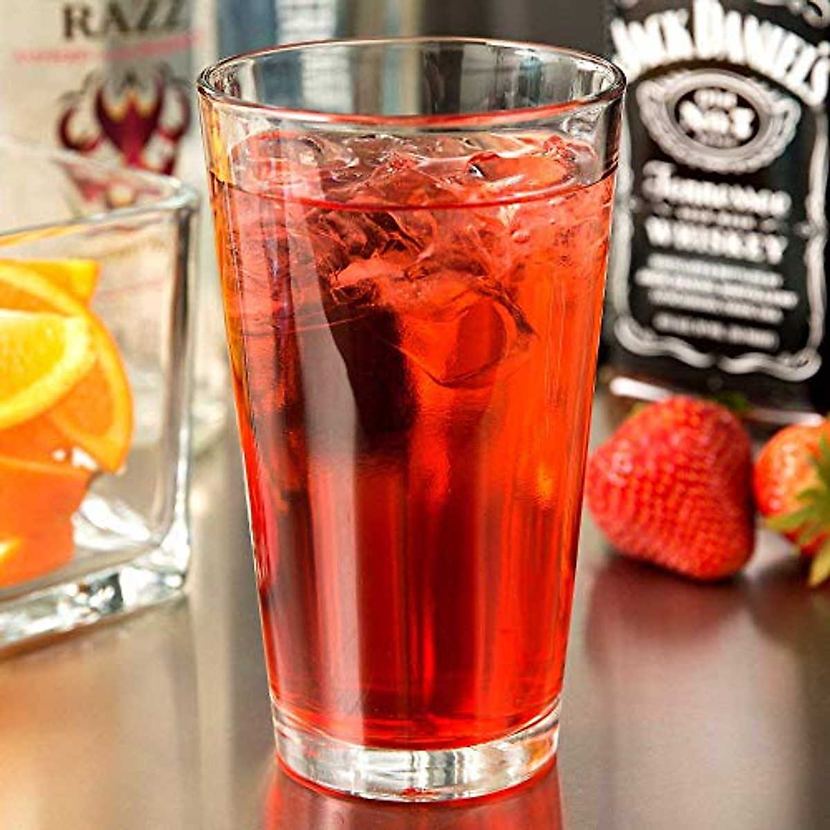 Libbey Pint Glass with DuraTuff Rim (1639HT), 16oz - Set of 4