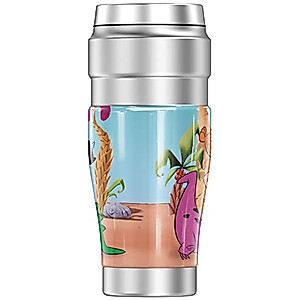 THERMOS Flintstones Flintstone Family Fun STAINLESS KING Stainless Steel Travel Tumbler, Vacuum insulated & Double Wall, 16oz
