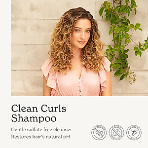 Curly Hair Shampoo by Royal Locks . Clean Curls is Sulphate and Paraben Free . Gentle and hydrating for curly , dry , damaged , grey , permed , or fine hair.