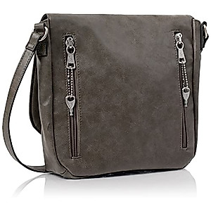 Browning Women's Concealed Carry Purse, Premium Holstered With Safety Locking Option Handbag, Sierra (Charcoal), One Size US