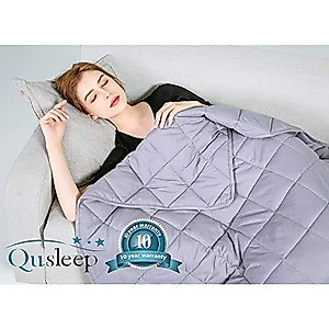 Qusleep Diamond Weighted Blanket (Grey, 60''80'' - 25LB)