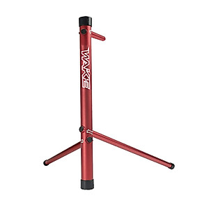 FOMTOR Bike Repair Stand (Max 60 lbs) Bicycle Mechanic Maintenance Rack Aluminum Alloy Bicycle Mechanics Workstands for MTB Mountain Bike and BMX Road Bikes (Red)
