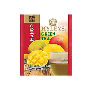 HYLEYS Tea Mango With Green Tea - 25 Tea Bags (1 Pack)