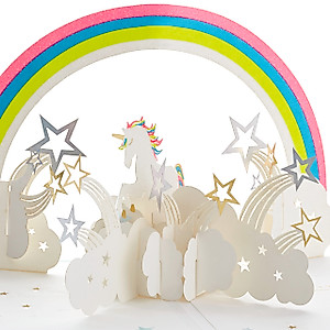 Hallmark Signature Paper Wonder Pop Up Birthday Card (Unicorn, You are Magical) (1299RZH1137)