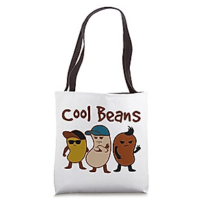Funny Saying Cool Beans Tote Bag