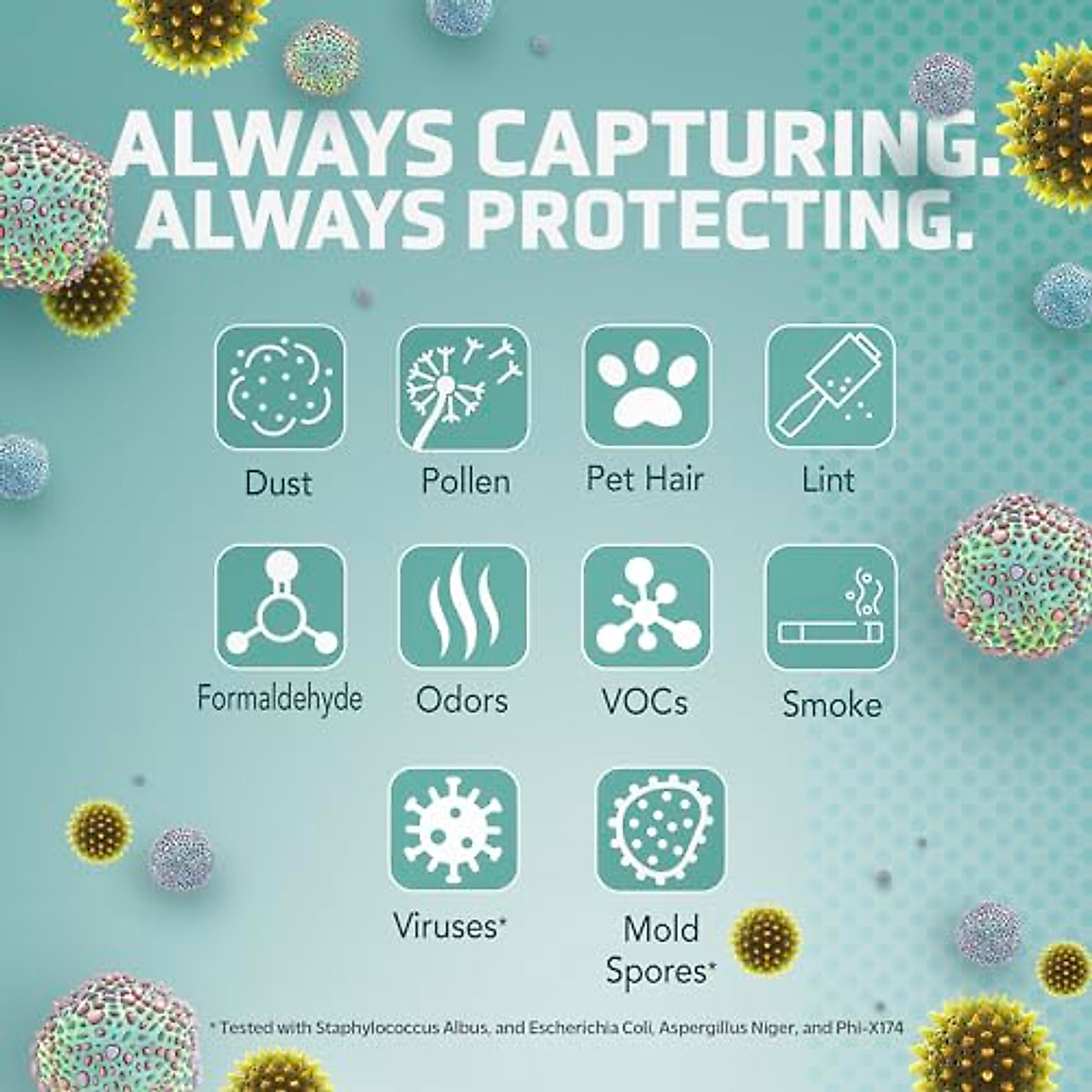 GermGuardian Air Purifier with HEPA Filter, Removes 99.97% of Pollutants, Covers Large Room up to 750 Sq. Foot Room in 1 Hr, UV-C Light Helps Reduce Germs, Zero Ozone Verified, 22", White, AC4625WDLX