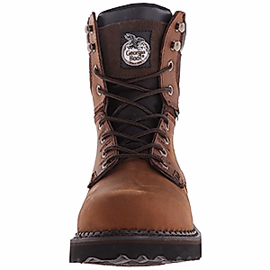 Georgia Boot Unisex-Adult Brookville 8' Work Boot-M Men BRN, Dark Brown, 10.5