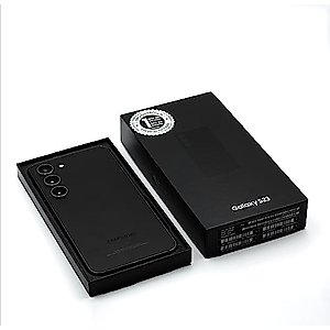 SAMSUNG Galaxy S23 5G (SM-S911B/DS) Dual SIM 256GB/ 8GB RAM, GSM Unlocked International Version - Phantom Black