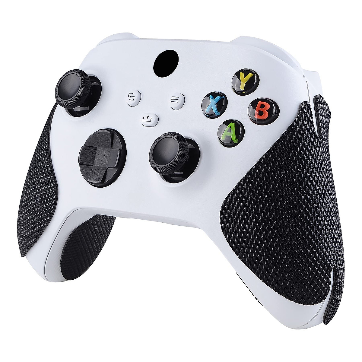 eXtremeRate PlayVital Anti-Skid Sweat-Absorbent Controller Grip for Xbox Series X/S Controller, Professional Textured Soft Rubber Pads Handle Grips for Xbox Series X/S Controller - Diamond Grain