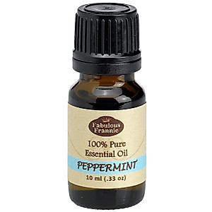 Fabulous Frannie Peppermint 100% Pure, Undiluted Essential Oil Therapeutic Grade - 10 ml. Great for Aromatherapy!