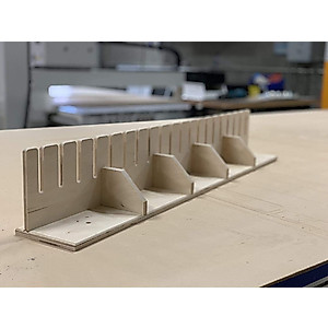 Factory Crafts Bar Clamp Tool Holder Organization Storage Rack Wood Shelf Organizer 20-Slot Birch Plywood