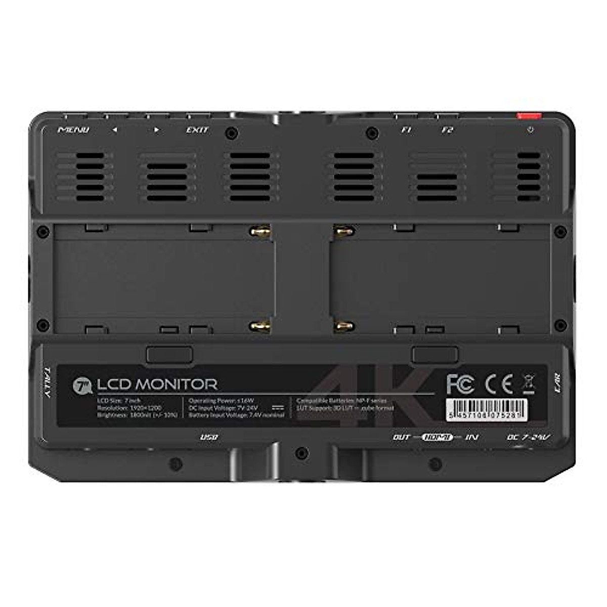 Lilliput H7 7" Full HD Field LED Monitor with 4K HDMI, Built-In Speaker, 1920x1200