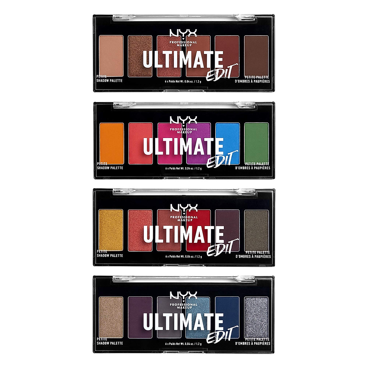 NYX PROFESSIONAL MAKEUP Ultimate Edit Mini Shadow Palette, Eyeshadow Palette - Phoenix